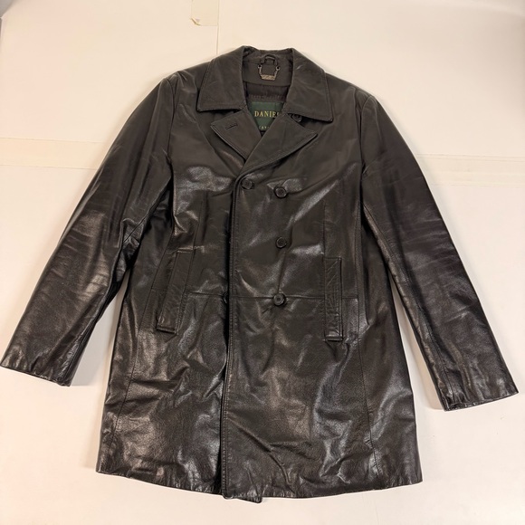 Danier | Jackets & Coats | Danier Womens Black Genuine Leather Coat ...